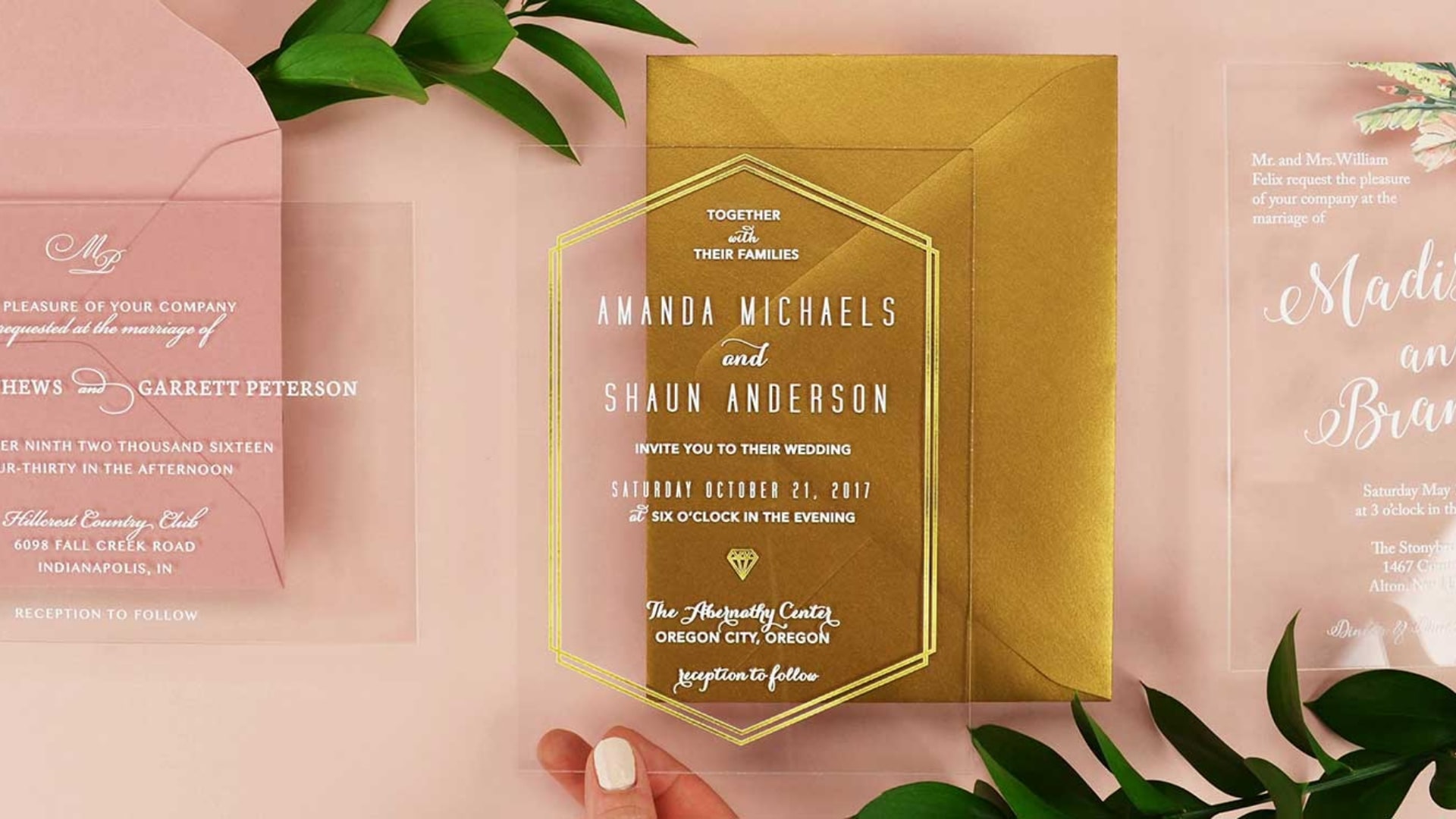 Acrylic Invitations; the Latest Tasteful, & Magical Trend in The ...
